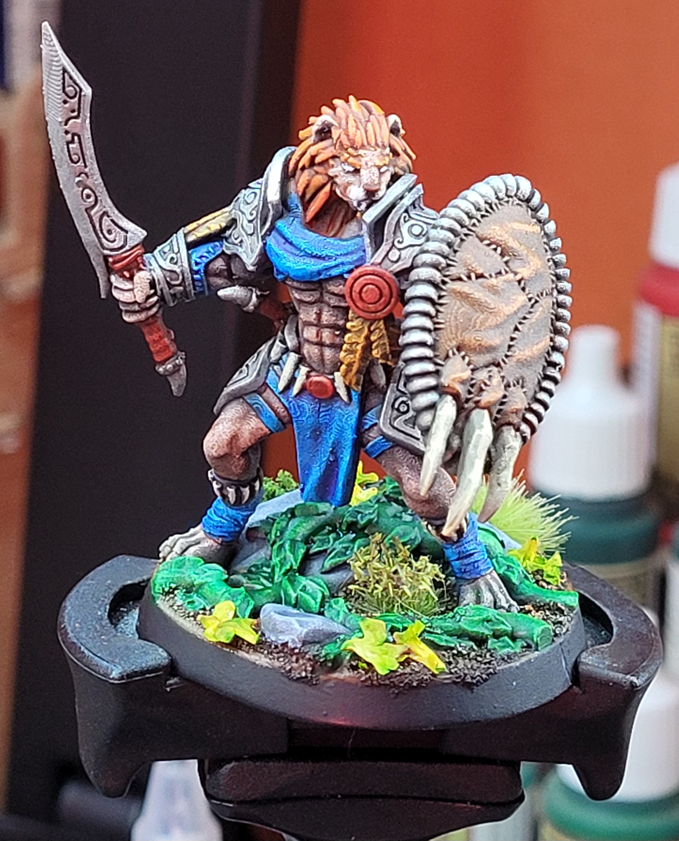 3D Printable Leonin Tribe (PRESUPPORTED) by Velrock Art Miniatures