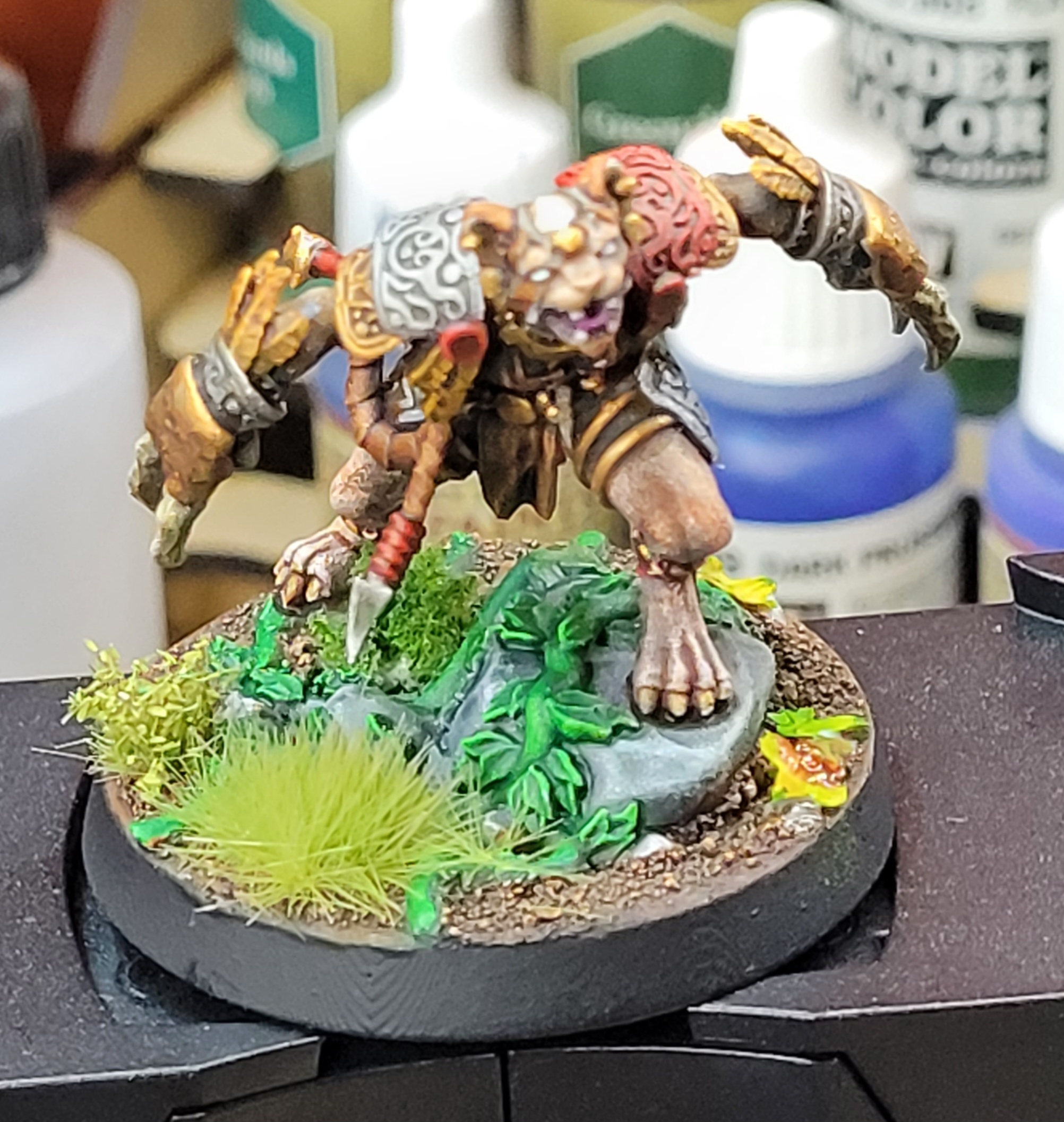 3D Printable Leonin Tribe (PRESUPPORTED) by Velrock Art Miniatures