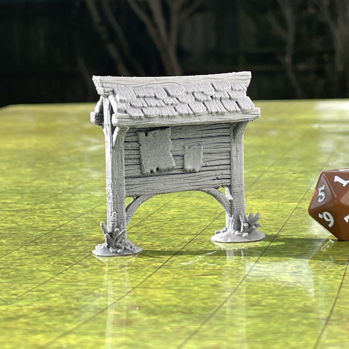 3D Printable Quest Board by Gracewindale Mini Scenery