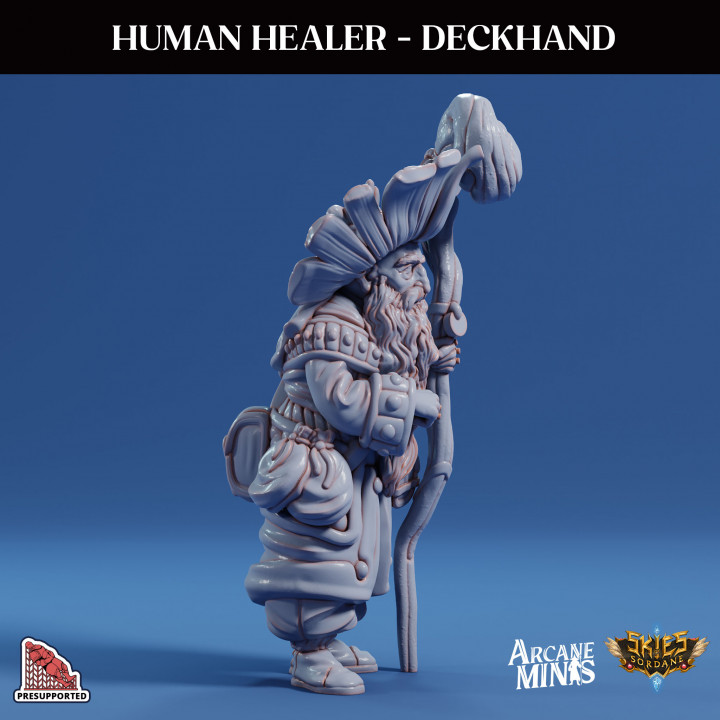 3D Printable Human Healer - Deckhand by Sordane Publishing