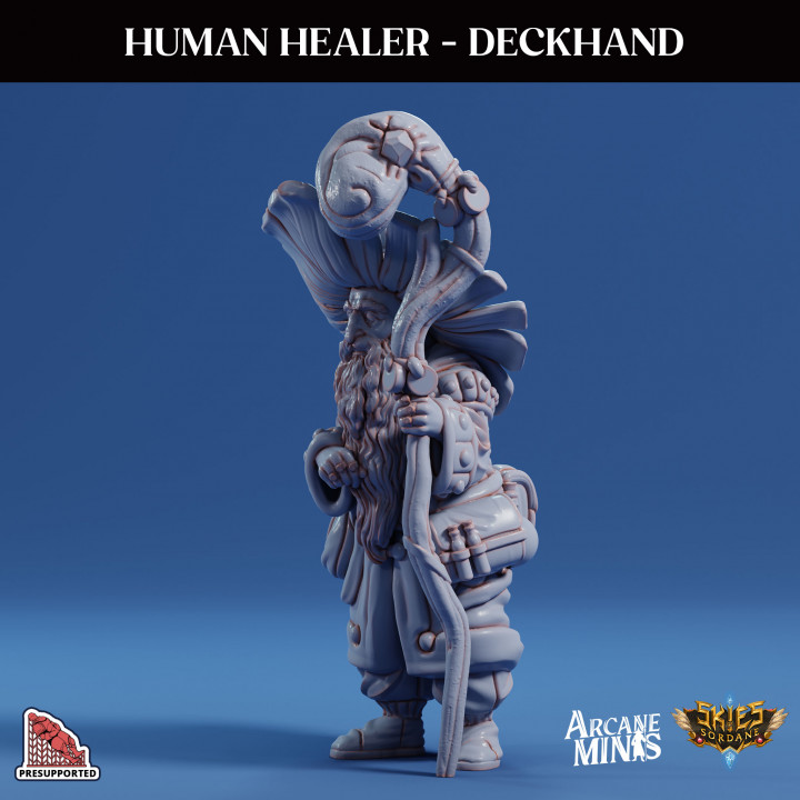 3D Printable Human Healer - Deckhand by Sordane Publishing