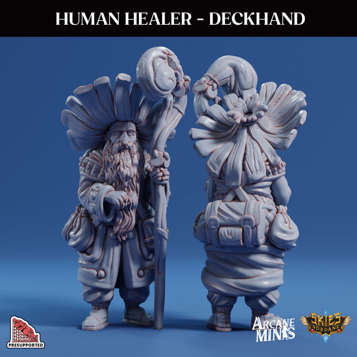 3D Printable Human Healer - Deckhand by Sordane Publishing