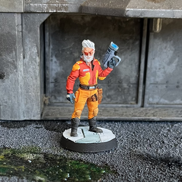 3D Print of Cyber Forge Cree Chief Judah Starwalker by ToyGameFan