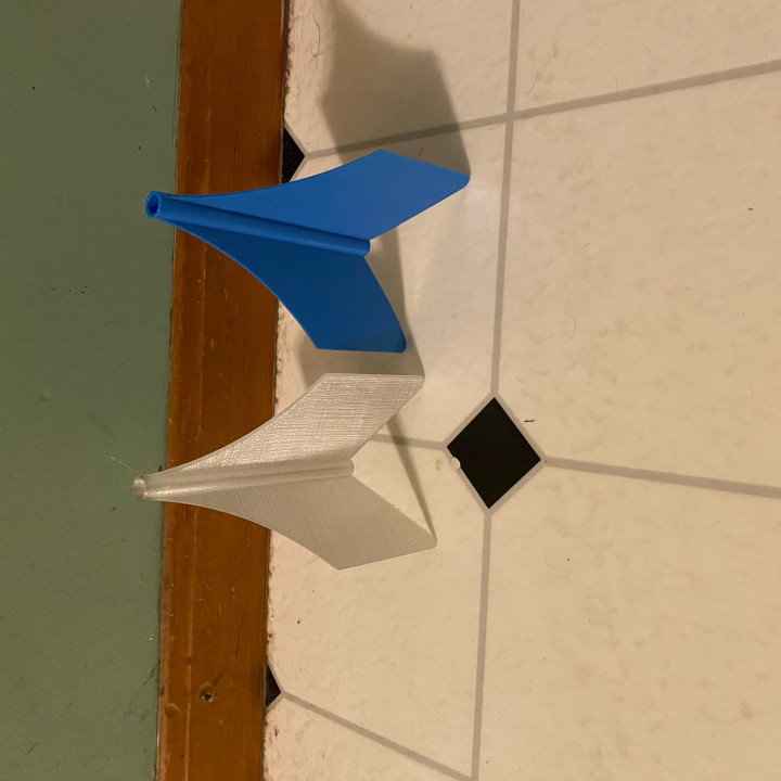 3D Printable Lawn Dart Fins by Andrew