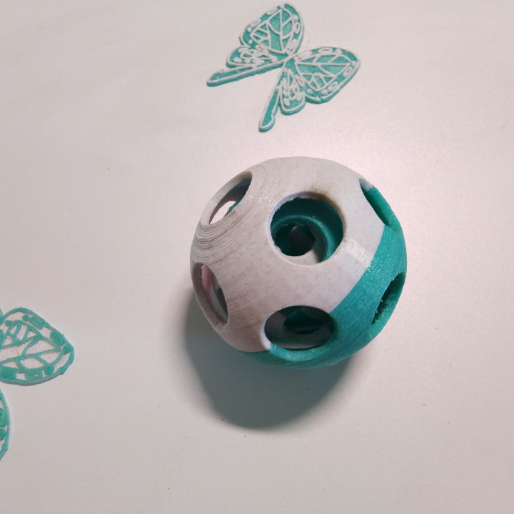3D Printable Fidget ball by Justin Lin