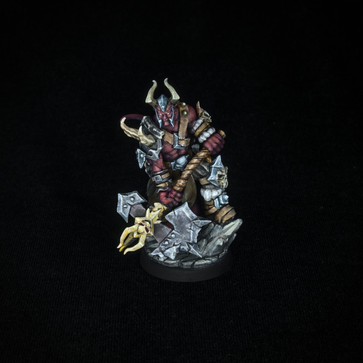 3D Printable Rygar Firecrown - Male Infernal Barbarian by Hack N Slash ...