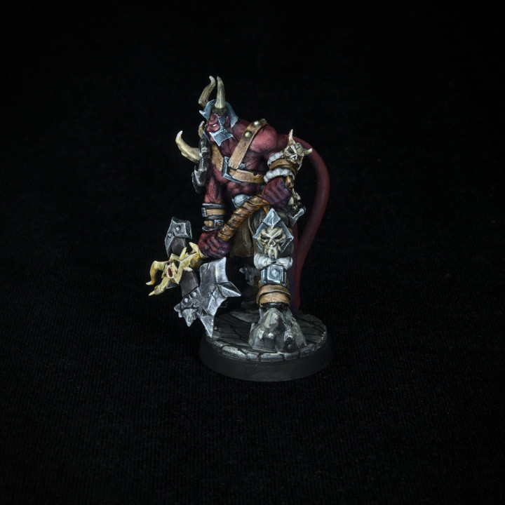 3D Printable Rygar Firecrown - Male Infernal Barbarian by Hack N Slash ...