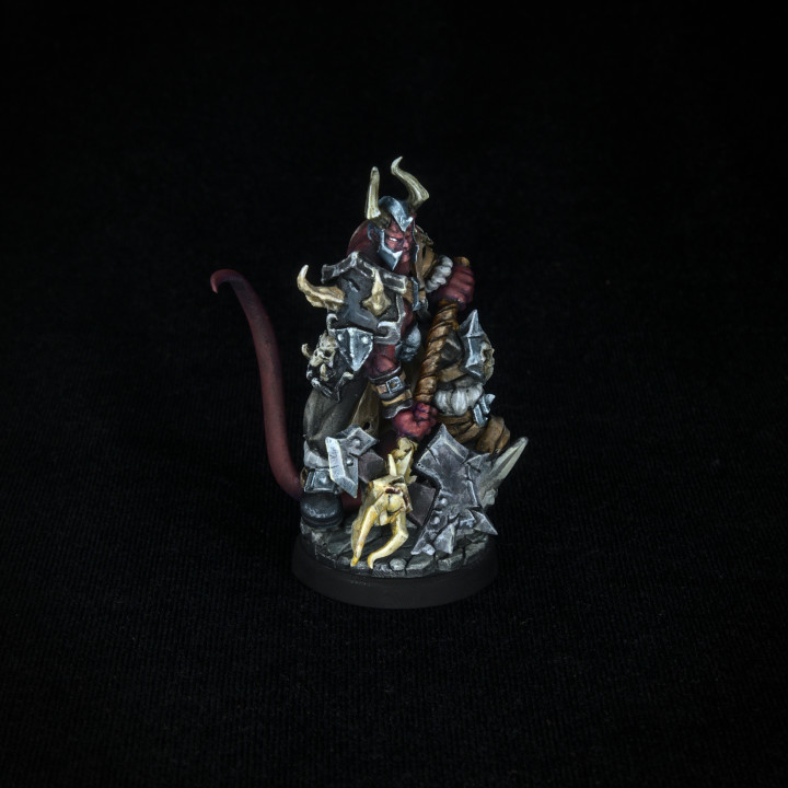 3D Printable Rygar Firecrown - Male Infernal Barbarian by Hack N Slash ...