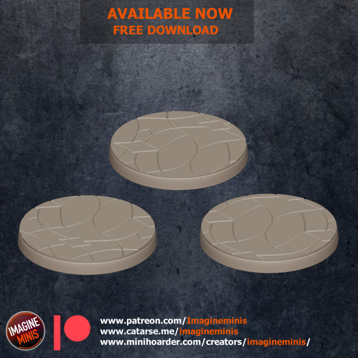 3D Printable Pattern Base by Imagine Minis