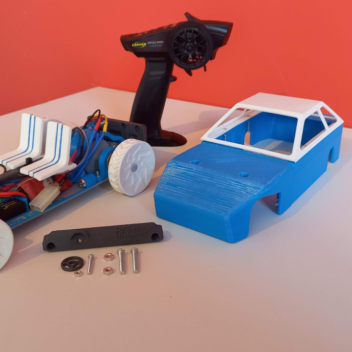 3D Printable Open RC Car V3 - Exterior by Creative Electronics
