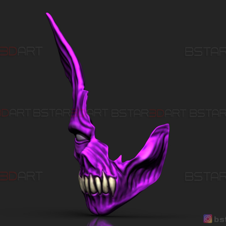 3D Printable Horror Rabbit Face Mask by 3DpropsDesigns