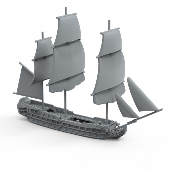 3D Printable HMS Colossus 1803 by Saturnalia STUDIOS