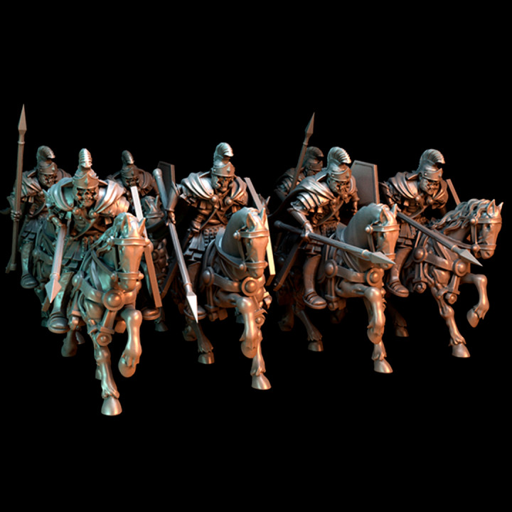 3D Printable Cursed Praetorian Cavalry - Complete Set by Ezipion ...