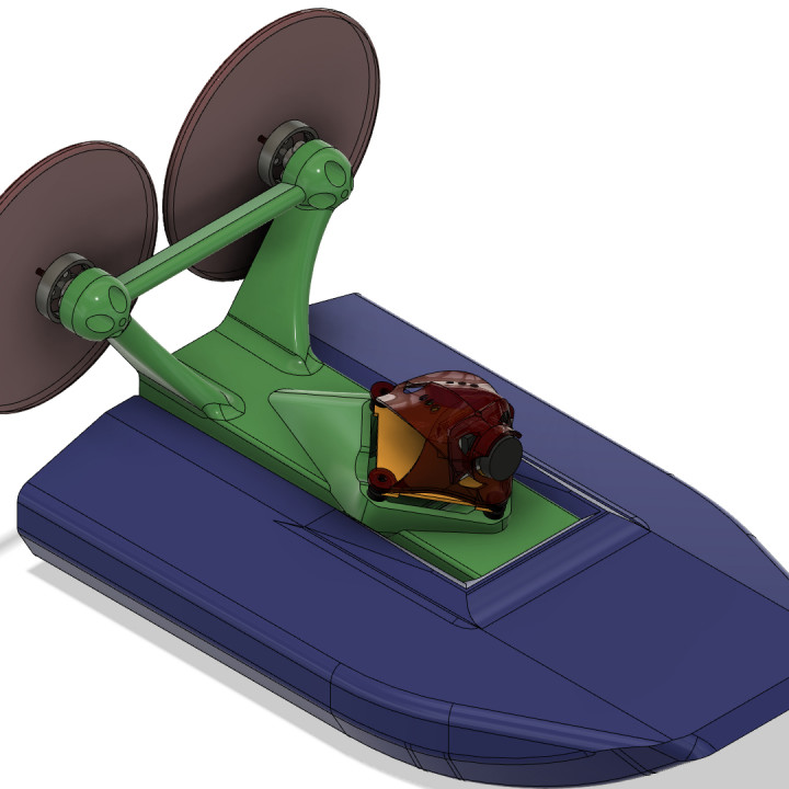 3D Printable Micro FPV Boat: Ossum NewBoatDrone Mk5 by Jason Suter