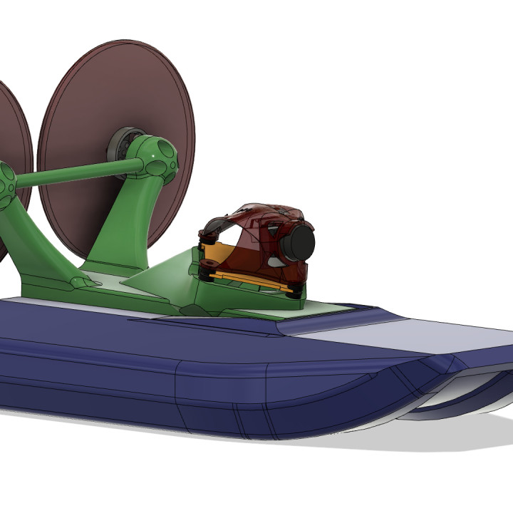 3D Printable Micro FPV Boat: Ossum NewBoatDrone Mk5 by Jason Suter