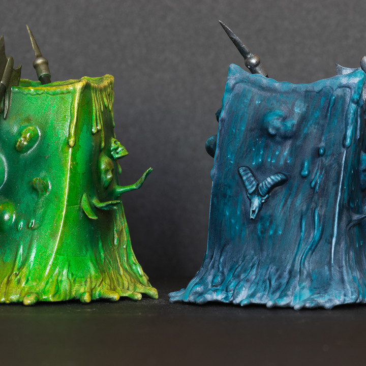 3D Print of Cube Slime Faces / Gelatinous Pudding / Classic Creature by ...