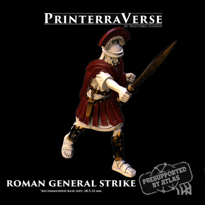 3D Printable 001 ROMAN Legendary Rome Roman Cohort by Printerra Studios