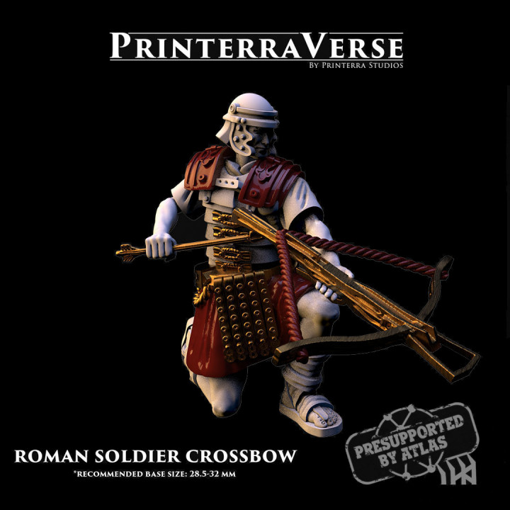 3D Printable 001 ROMAN Legendary Rome Roman Cohort by Printerra Studios