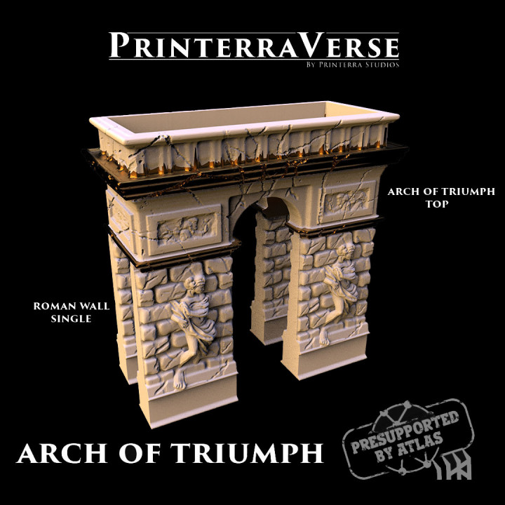 3D Printable 001 ROMAN Legendary Rome Settlement Terrains Buildings by ...