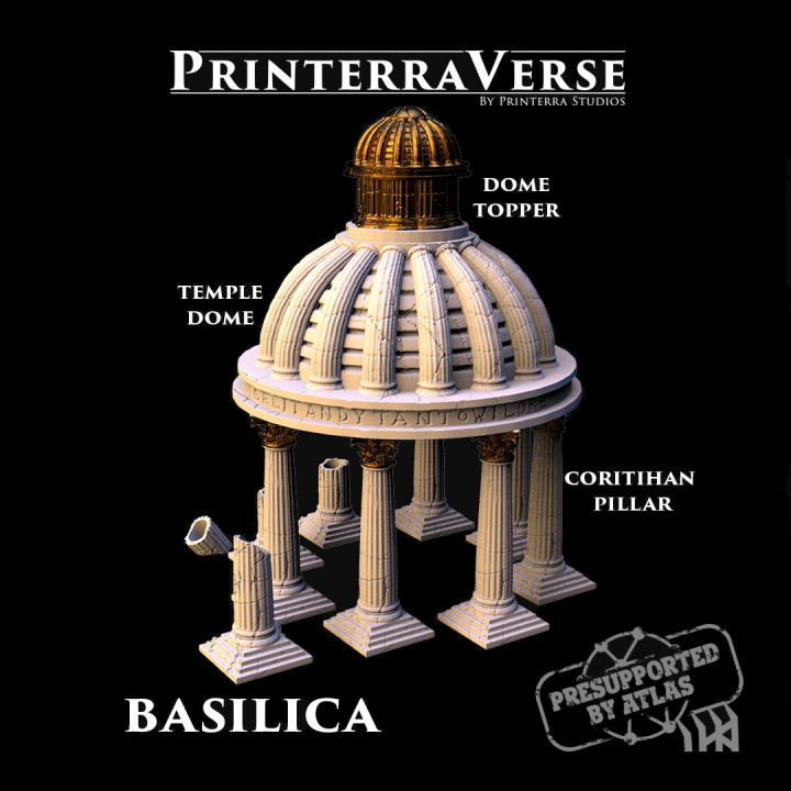 3D Printable 001 ROMAN Legendary Rome Settlement Terrains Buildings by ...