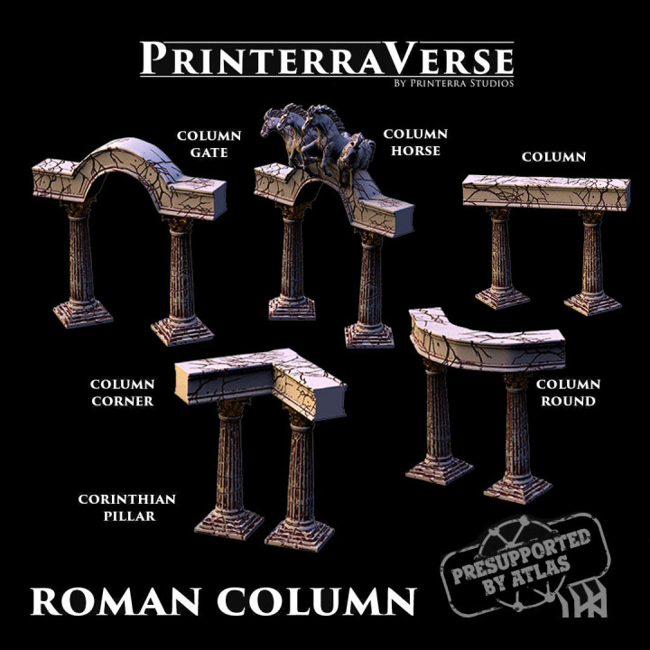 3D Printable 001 ROMAN Legendary Rome Settlement Terrains Buildings by ...