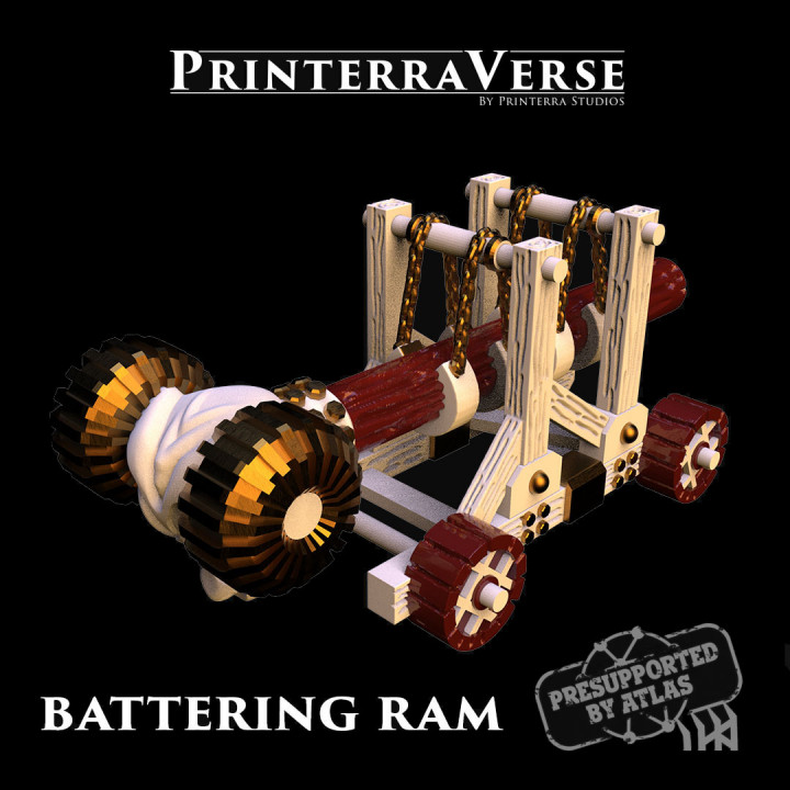 3D Printable 001 ROMAN Legendary Rome Warfare Siege Machine by ...