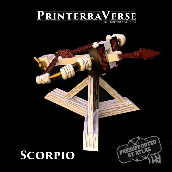 3D Printable 001 ROMAN Legendary Rome Warfare Siege Machine by ...