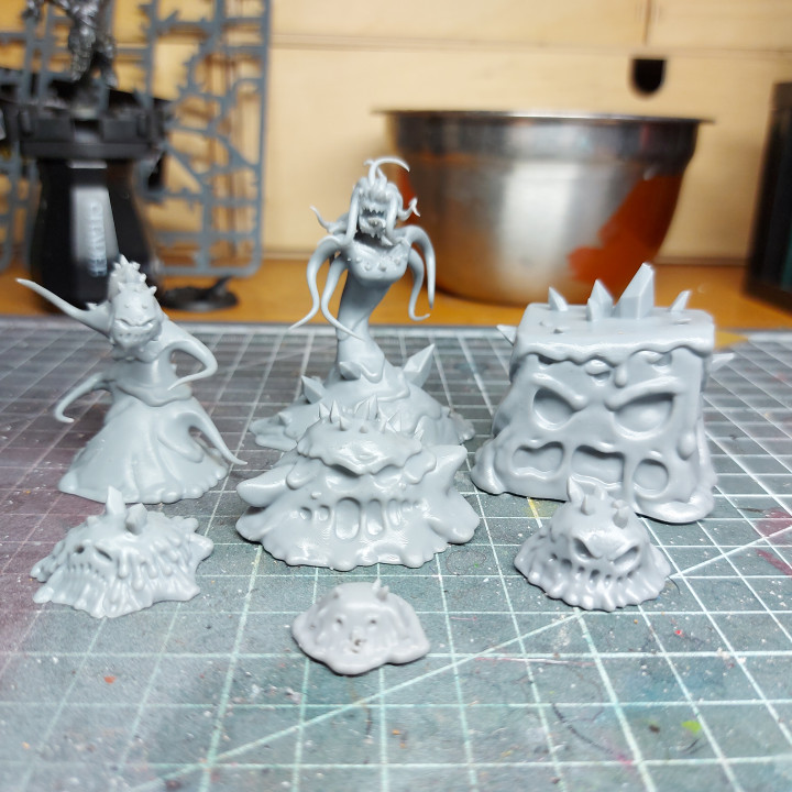 3D Printable Oozelings by Blackcrest Miniatures