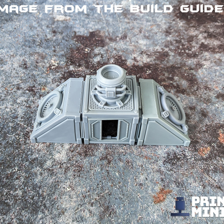 3D Printable Dockyard Crane & Modular Buildings Set - Ironside Docks ...