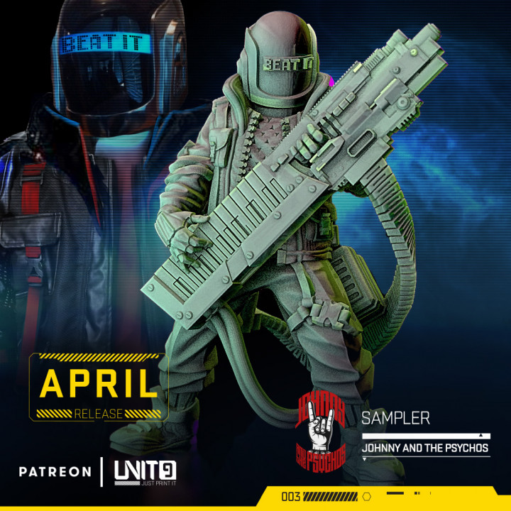 3D Printable UNIT9 April release by UNIT9