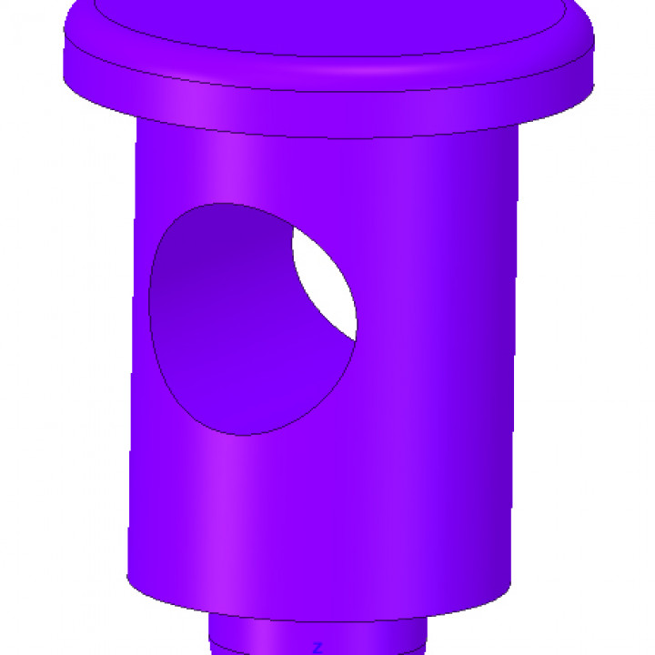 3D Printable Paracord / cord / rope lock by deniz