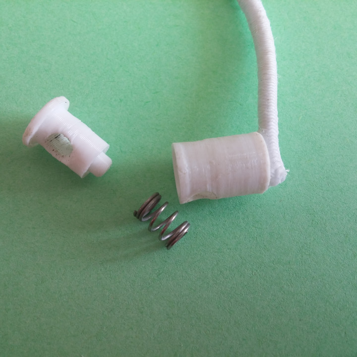 3D Printable Paracord / cord / rope lock by deniz