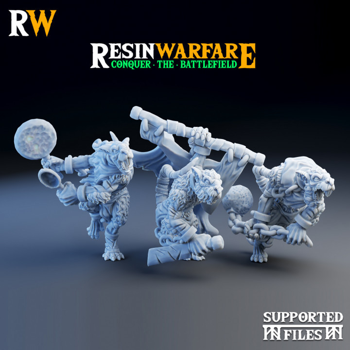 3D Printable Ravenous Hordes - Collection Pack by ResinWarfare