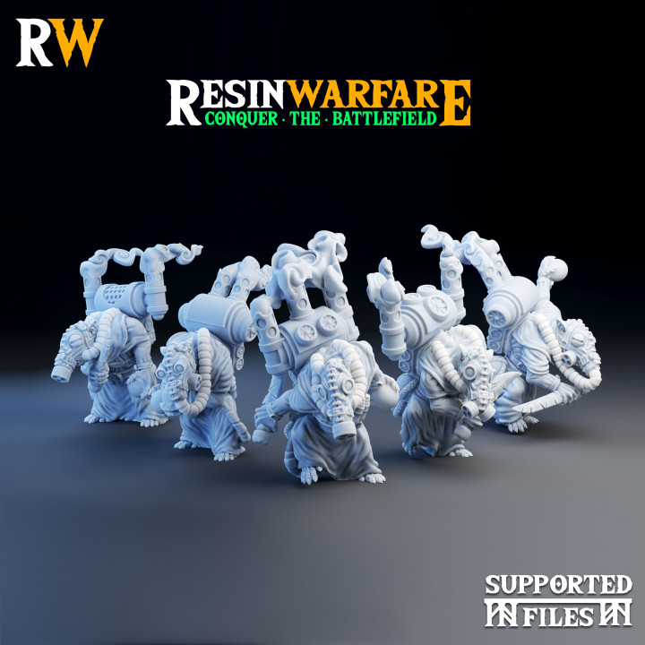 3D Printable Ravenous Hordes - Collection Pack by ResinWarfare