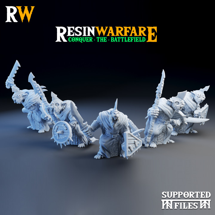 3D Printable Ravenous Hordes - Collection Pack by ResinWarfare