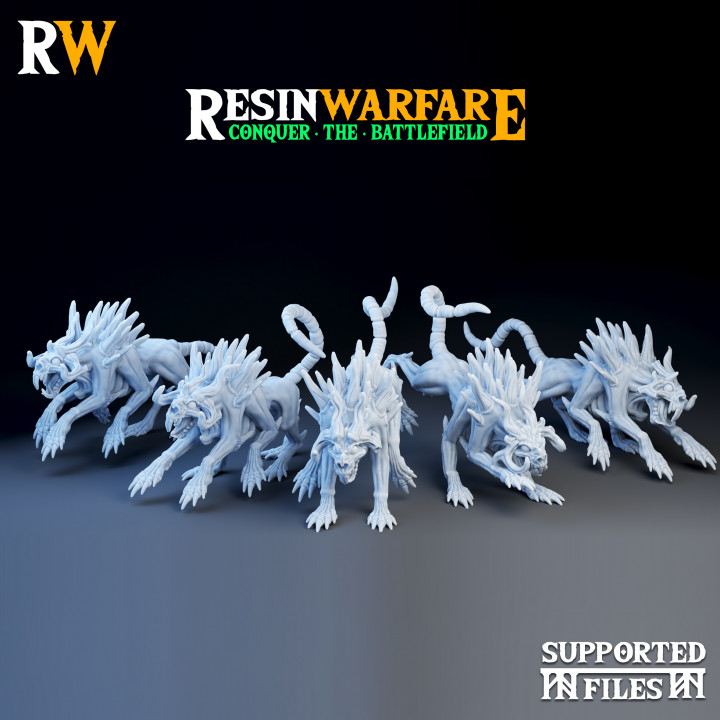 3D Printable Ravenous Hordes - Collection Pack by ResinWarfare