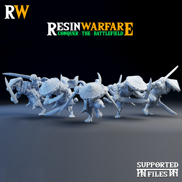 3D Printable Ravenous Hordes - Collection Pack by ResinWarfare