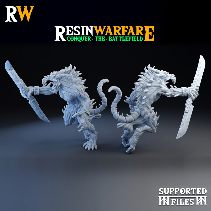 3D Printable Ravenous Hordes - Collection Pack by ResinWarfare