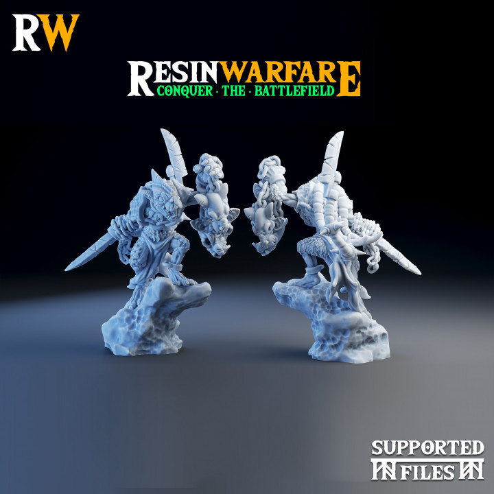 3D Printable Ravenous Hordes - Collection Pack by ResinWarfare