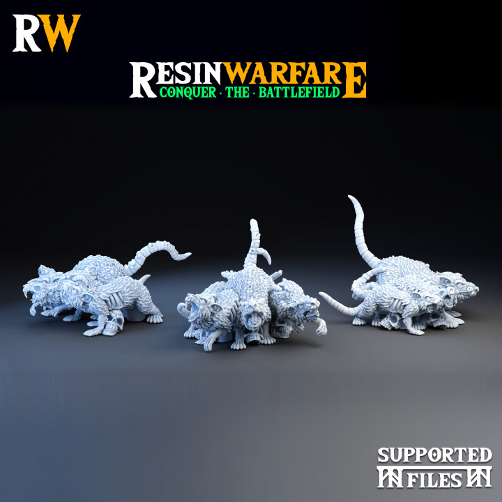 3D Printable Ravenous Hordes - Collection Pack by ResinWarfare