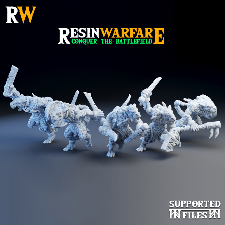 3D Printable Ravenous Hordes - Collection Pack by ResinWarfare