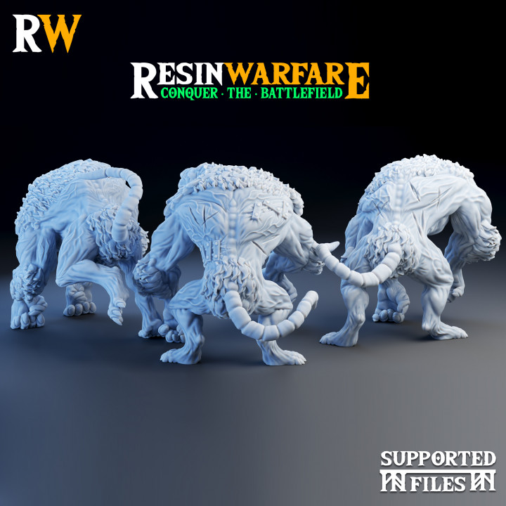 3D Printable Ravenous Hordes - Collection Pack by ResinWarfare