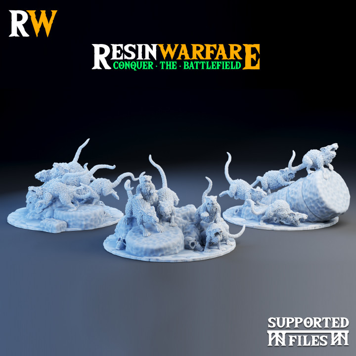 3D Printable Ravenous Hordes - Collection Pack by ResinWarfare