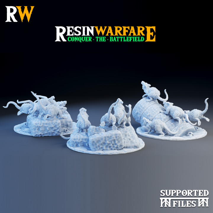 3D Printable Ravenous Hordes - Collection Pack by ResinWarfare