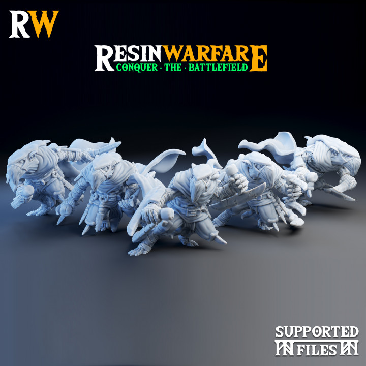 3D Printable Ravenous Hordes - Collection Pack by ResinWarfare