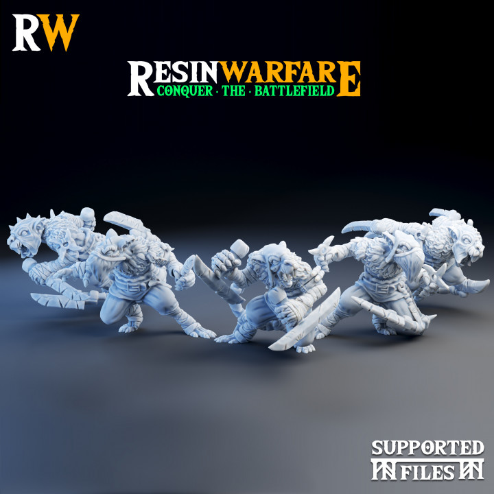 3D Printable Ravenous Hordes - Collection Pack by ResinWarfare