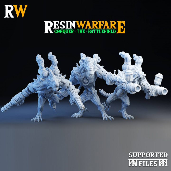 3D Printable Ravenous Hordes - Collection Pack by ResinWarfare
