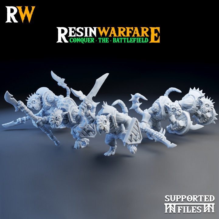 3D Printable Ravenous Hordes - Collection Pack by ResinWarfare