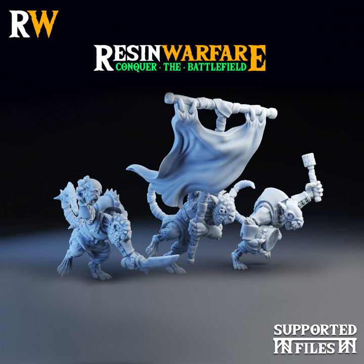 3D Printable Ravenous Hordes - Collection Pack by ResinWarfare