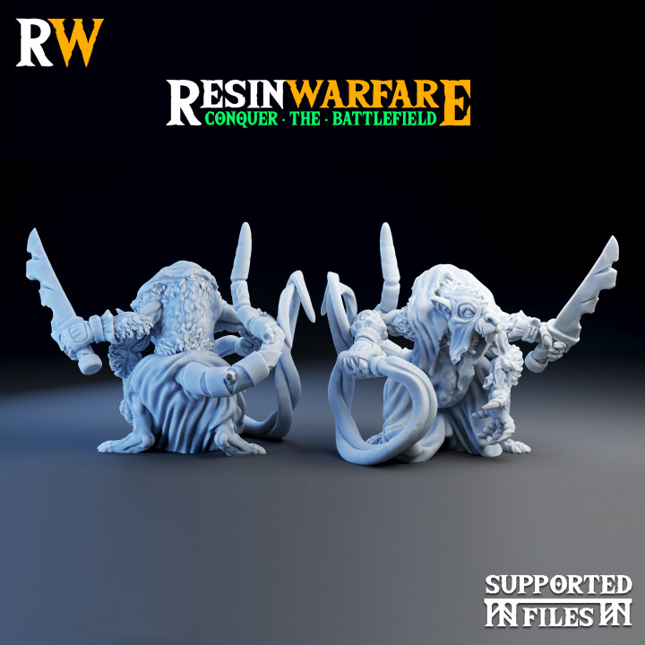 3D Printable Unchained Ones - Beast Master by ResinWarfare